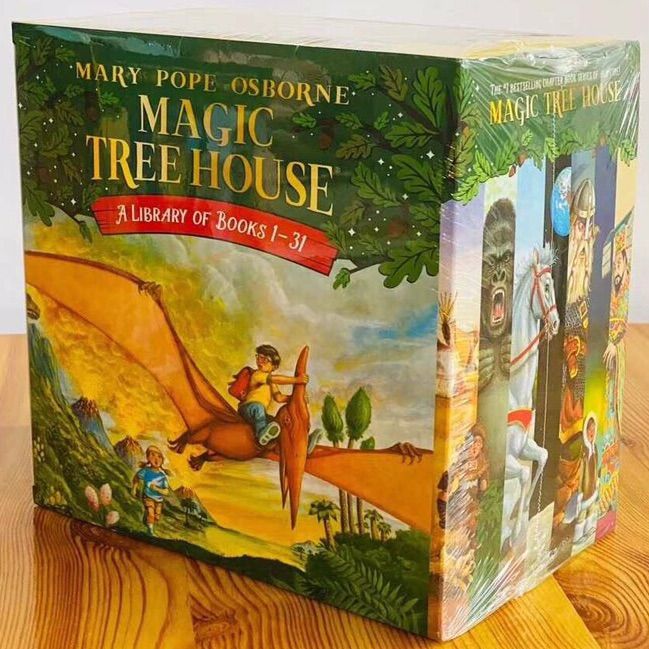 [The newest version]Magic tree house 1,box set 40 books,A library of ...