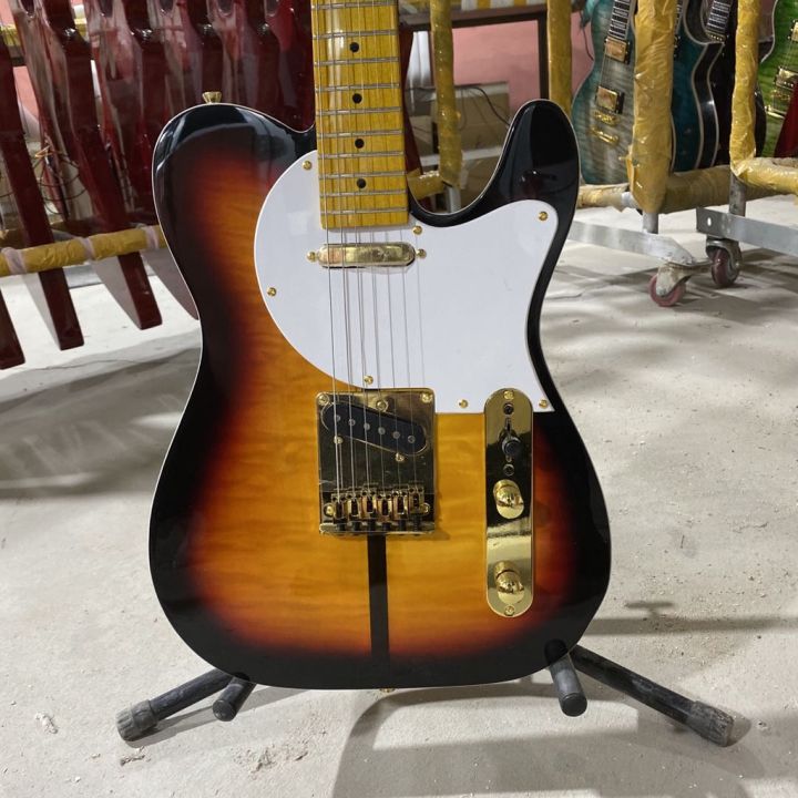 Tuff Dog Fender Telecaster Electric Guitar Vintage Sunburst Color Gold ...