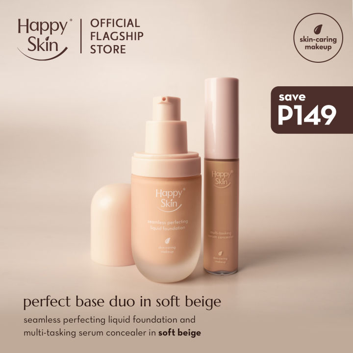 Happy Skin Off Duty Perfect Base Duo: Foundation and Concealer | Lazada PH