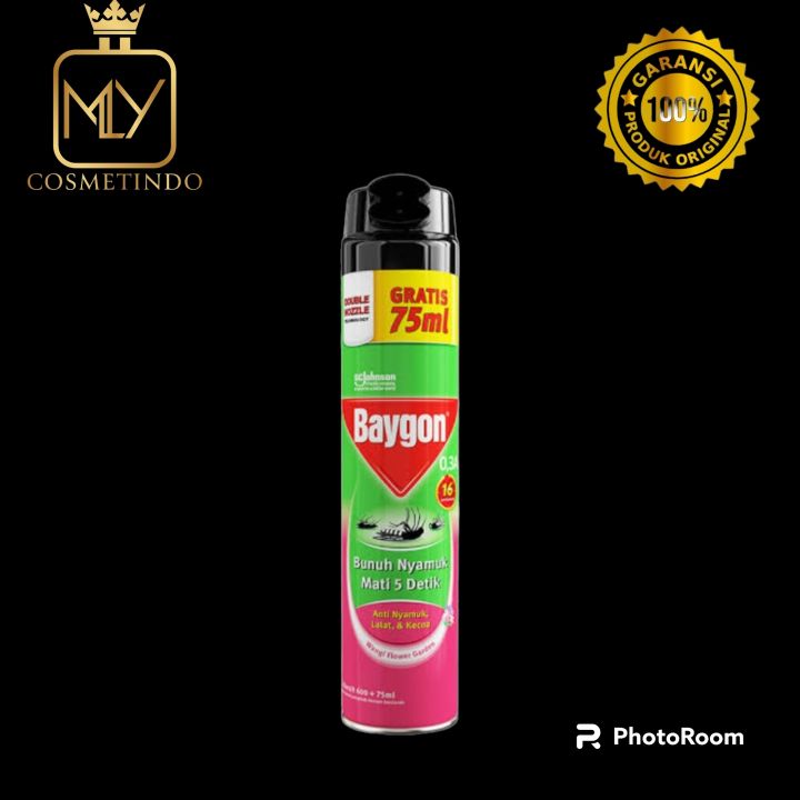 Baygon Spray Aerosol 600+75ml | Lazada Indonesia