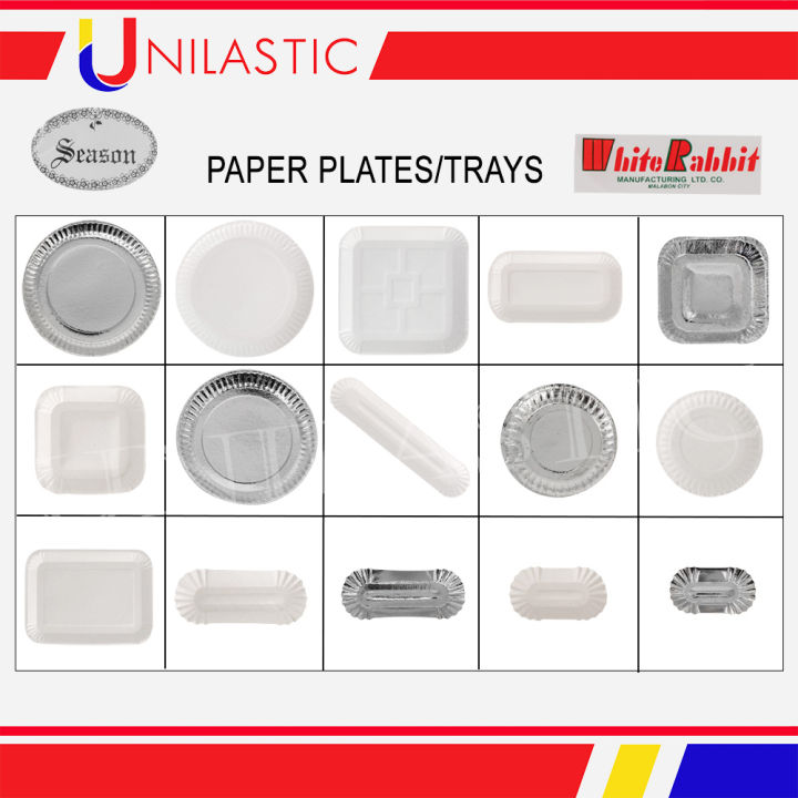 PAPER PLATE / TRAY ALL SIZES | Lazada PH