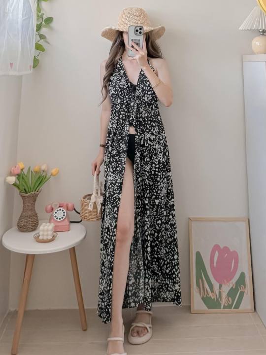 YOONA MESH DRESS(COVER UP) / MESH FABRIC / FIT UP TO LARGE / INNER NOT ...