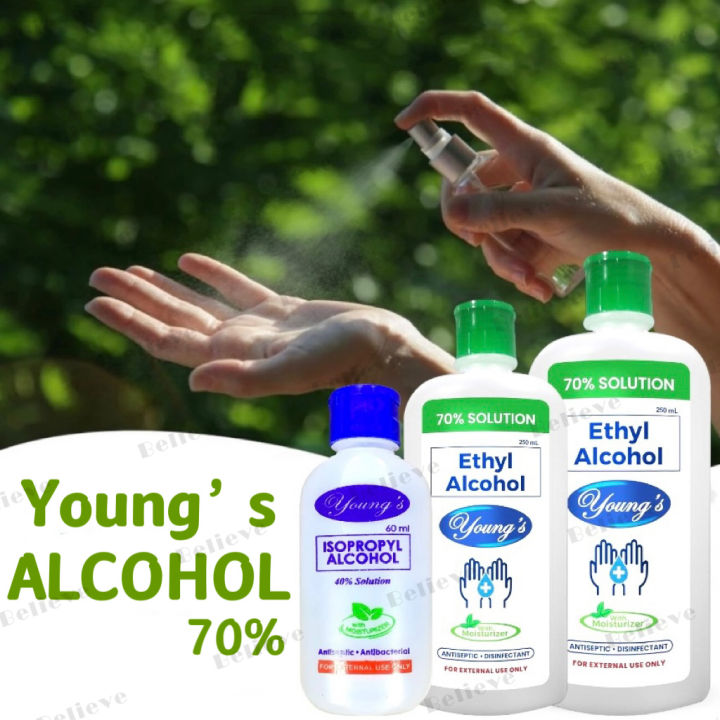 500ml Young's Ethyl Alcohol 70% solution,Isoprophyl alcohol 40% ...