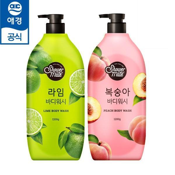 Aekyung Shower Perfume Mate Body Wash Peach / Lime Flavor 1200g | Lazada PH