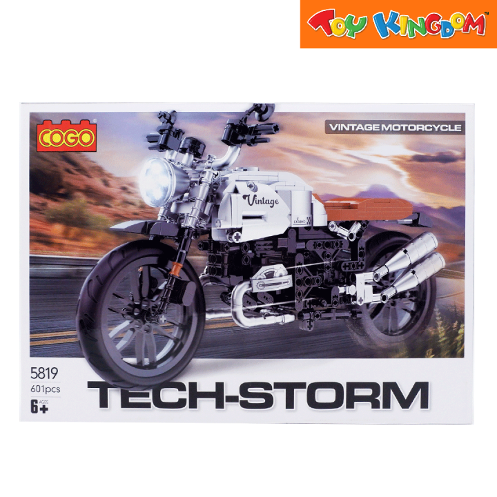 Cogo Tech Storm Vintage Motorcycle Building Blocks | Lazada PH