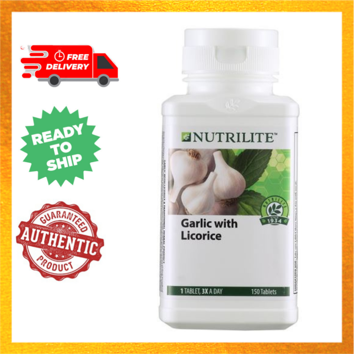 Amway NUTRILITE Garlic with Licorice (150 tab) 100% Amway Original ...