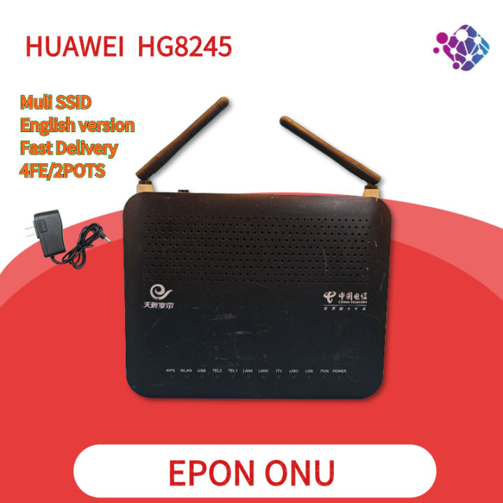 Used ONU EPON HUAWEI HG8245 OLT English Version(Contains Adaptor) | Lazada PH