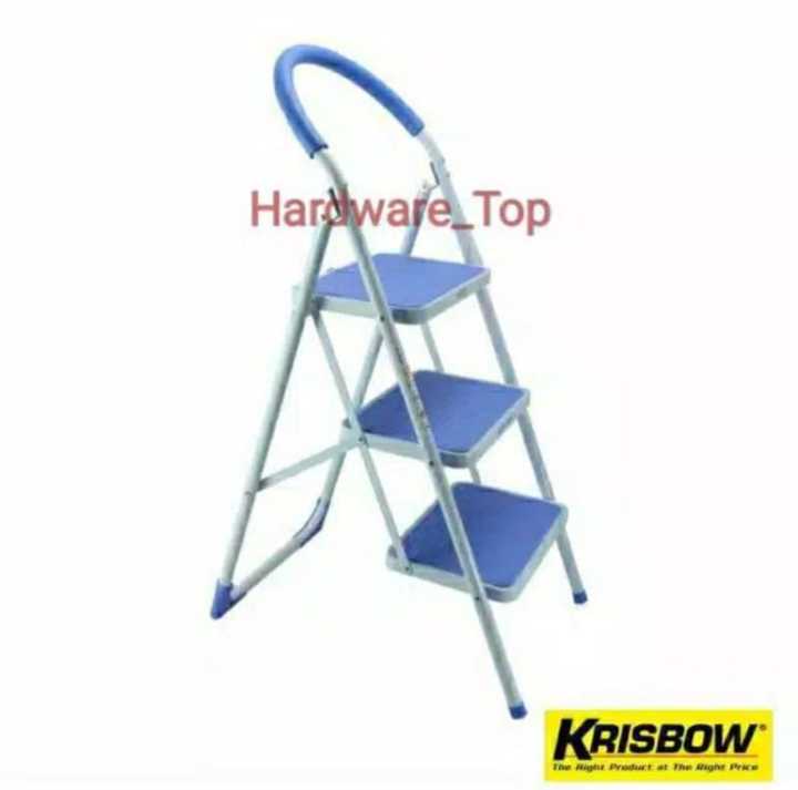 KRISBOW Tangga Lipat Besi 3 Step Biru . Pink dan Orange | Lazada Indonesia