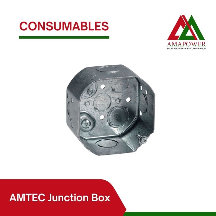 Amtec Metal Junction Box 4x4" Gauge# 16 | Lazada PH