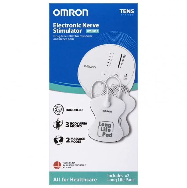 OMRON Electronic Nerve Stimulator เครื่องนวดไฟฟ้า รุ่น HV-F013 | Lazada.co.th