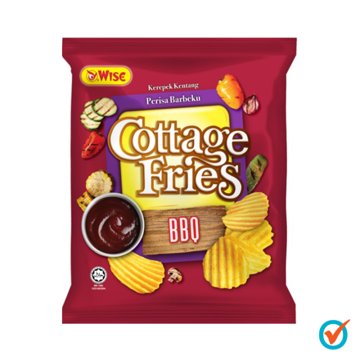 Wise Cottage Fries Potato - BBQ (60g) | Lazada
