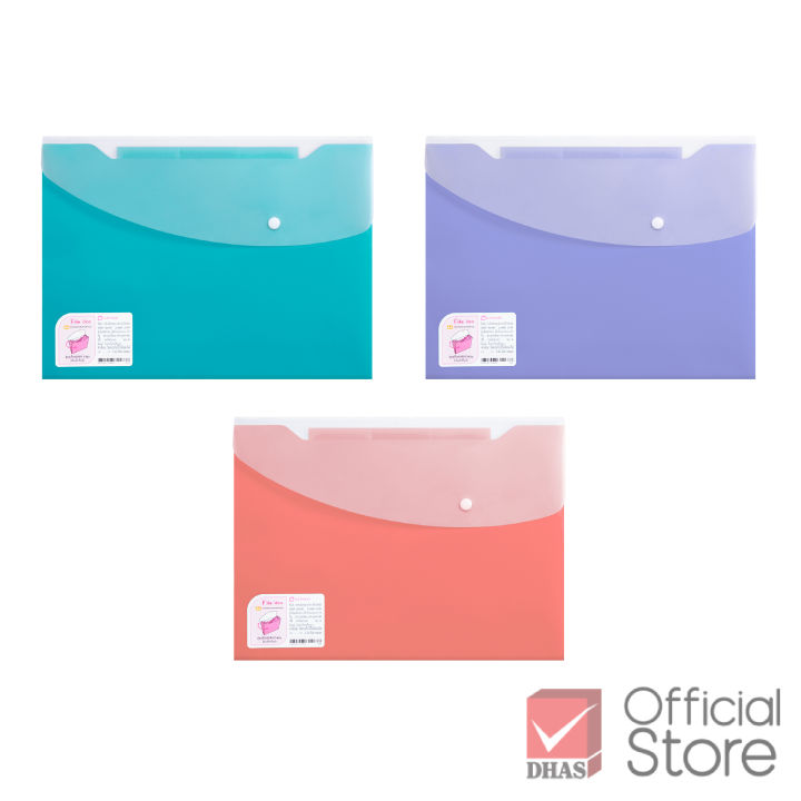 Elephant Plastic Folder A4 3 packet File Idea-B03 | Lazada