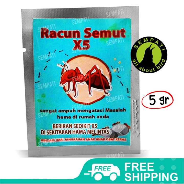 SEMPATI Racun Semut X5 Obat Ampuh Basmi Usir Semut Rangrang Kecoa Rayap ...