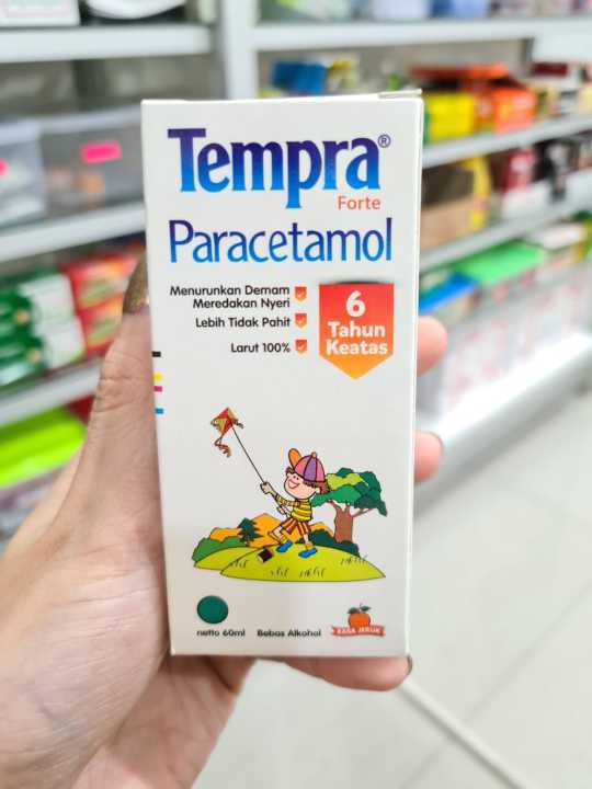 TEMPRA FORTE RASA JERUK 60 ML OBAT PENURUN DEMAM ANAK 6 TAHUN KEATAS ...