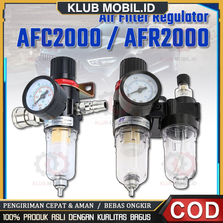 Filter Udara Pengatur Tekanan AFR2000 / AFC2000 / Air Filter Regulator atau Saringan Kompresor ...