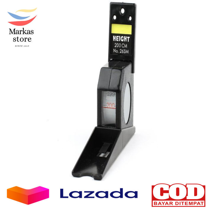 Stature Meter [Black] / Alat Ukur Pengukur Tinggi Badan / Meteran ...