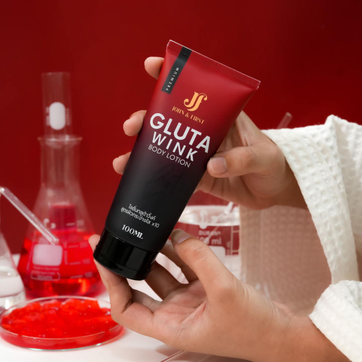 ของแท้ พร้อมส่ง Gluta wink body lotion โลชั่นกลูต้าวิ้งค์ เฟิร์ส&จอร์น ...