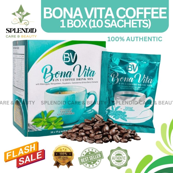 Bona Vita 8 in 1 COFFEE (1 BOX) (10 Sachets) | Lazada PH