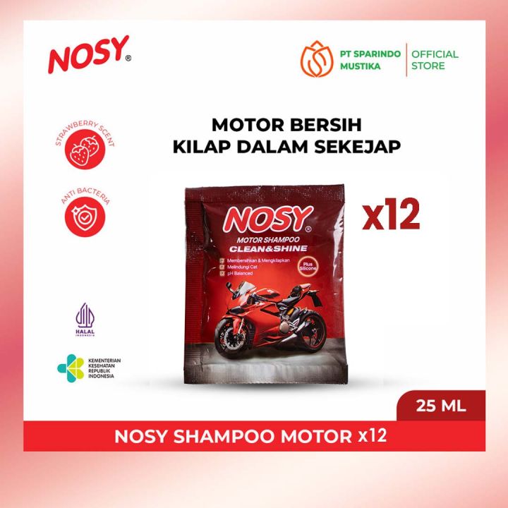NOSY Motor Shampoo 25ml Sachet [12 Pcs] | Lazada Indonesia