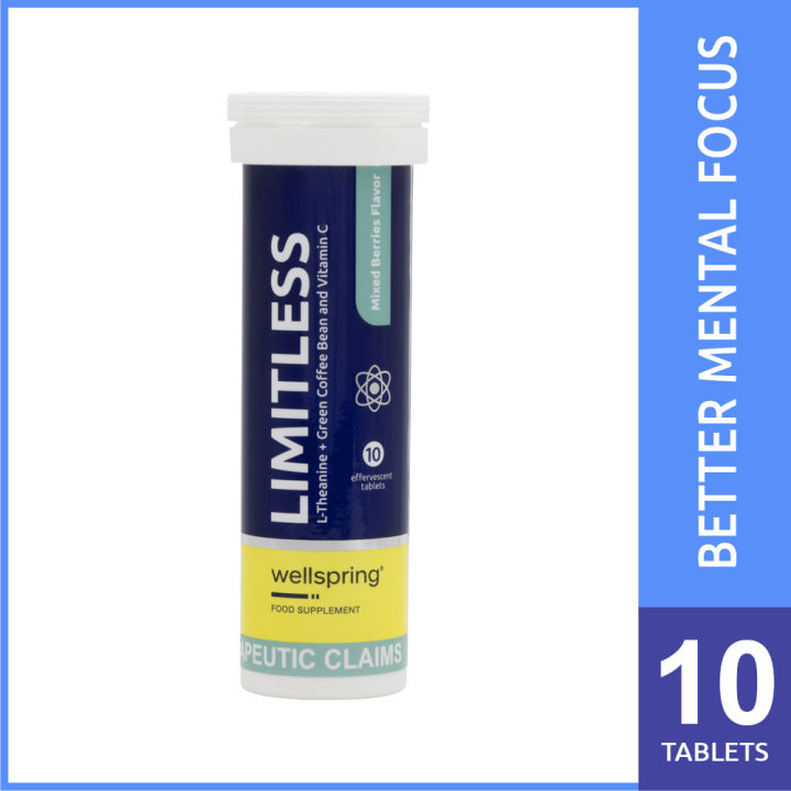Limitless Best Brain Vitamin Booster Focus Energy Memory Clarity ...