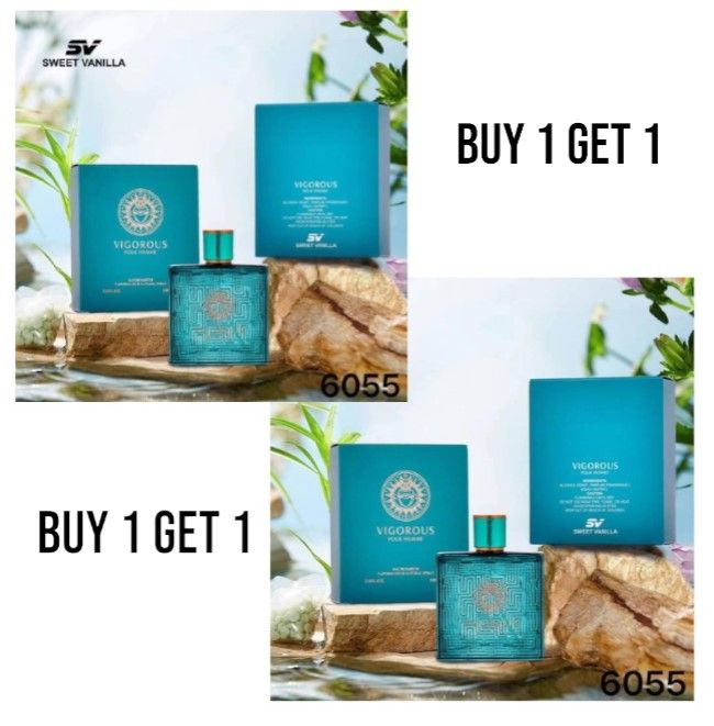 Buy 1 Get 1 Vigorous Perfume for Men 100ml (SV) | Lazada PH