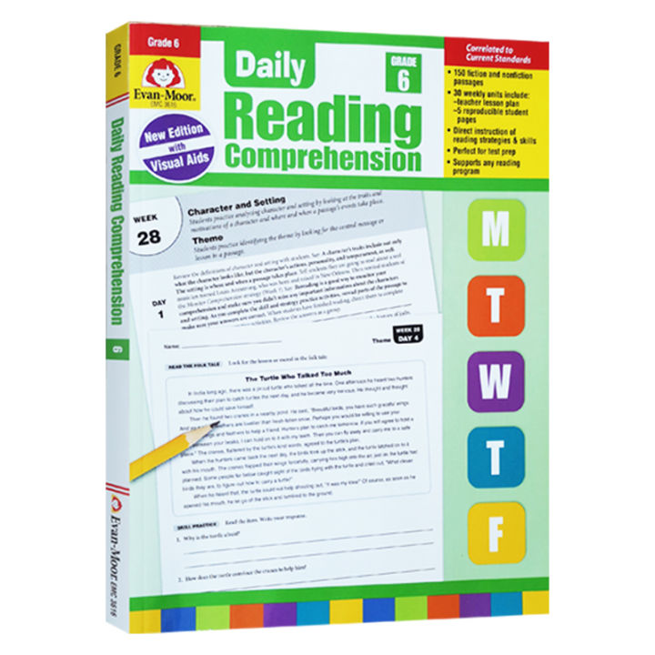 Daily reading comprehension grade 6 te daily practice series reading ...