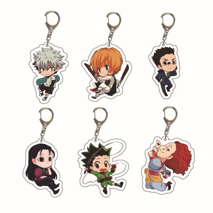 Anime x Hisoka Kurapika Killua Zoldyck Key Pendant Two-sided Acrylic ...