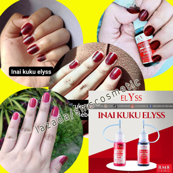 🔥COD AVAILABLE🔥 Inai Kuku Sah Solat - Inai Kuku Elyss Inai Kuku Neelofa ...