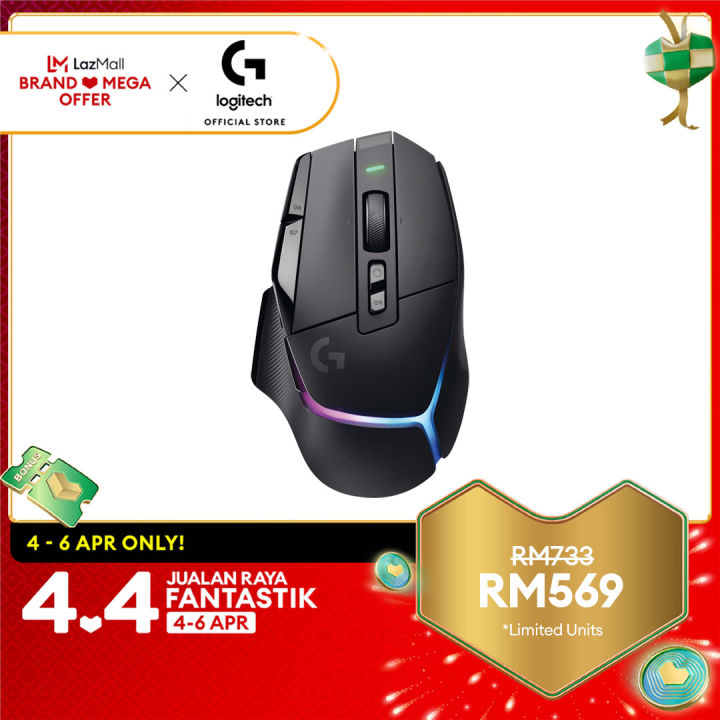 Logitech G502 X PLUS LIGHTSPEED Wireless RGB Gaming Mouse - Optical mouse with LIGHTFORCE hybrid ...
