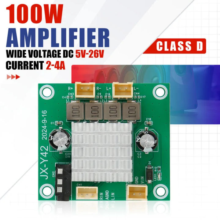 ARUIMEI 100W Dual Channel Digital Stereo Audio Power Amplifier Board ...