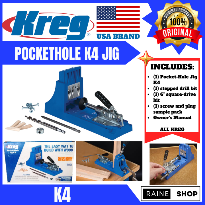 Original Kreg k4 Pocket Hole Jig Kit Set Pockethole Jig Kreg K4-INT ...