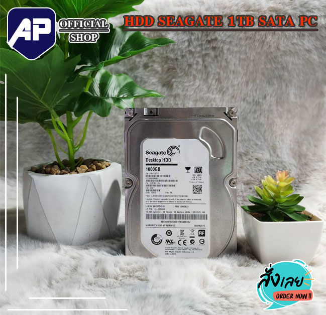 🔥💥 1 TB 3.5" HDD (ฮาร์ดดิสก์ 3.5") SEAGATE - 7200RPM SATA3 มือสองใช้งาน ...