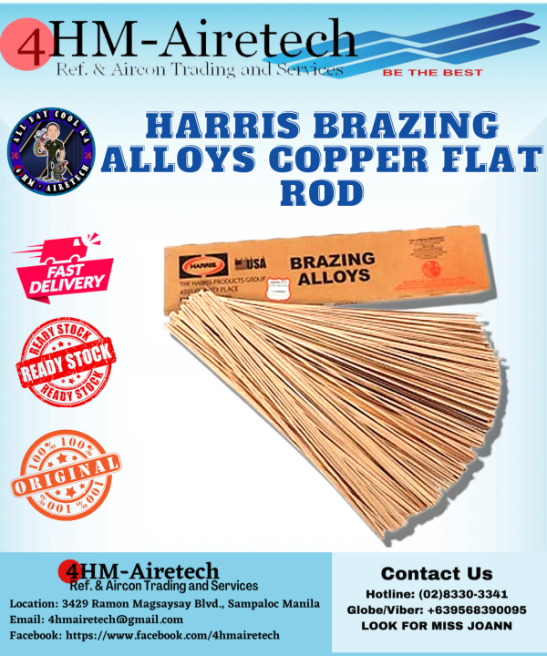 FOURHM Harris Brazing Copper Brazing Soldering Flat Rod | Lazada PH