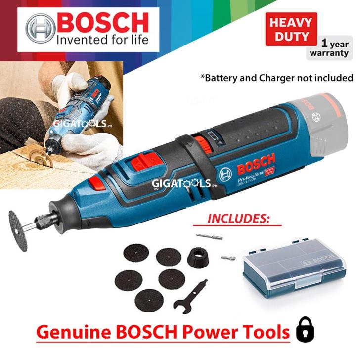 Bosch GRO 12V-35 Professional Cordless Rotary tool (Bare Tool Only ...