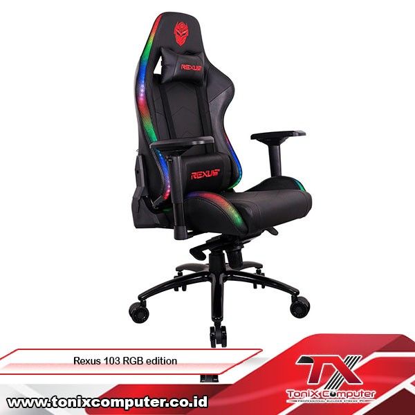 Rexus Gaming Chair / Kursi Gaming RGC 103 V2 RGB LED | Lazada Indonesia