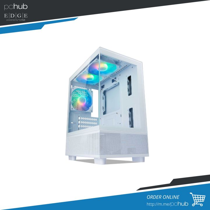 PChub | Tecware Infinity M2 TG, White, MATX, 3x120mm, Pn: TWCA-INFM2-WHAR | Lazada PH