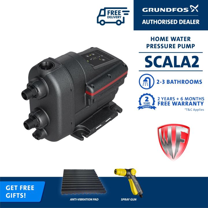 Grundfos SCALA2 3-45 Home Water Pressure Booster Pump | Lazada