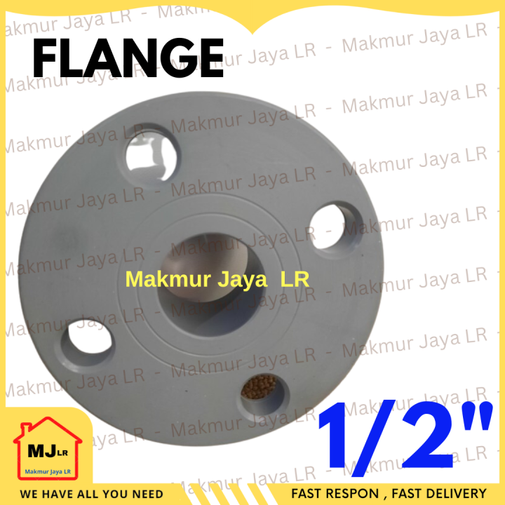 FLANGE 1/2” 1/2 inch PVC AW JIS 10K Sok Fleng Pleng Flang Plendes ...