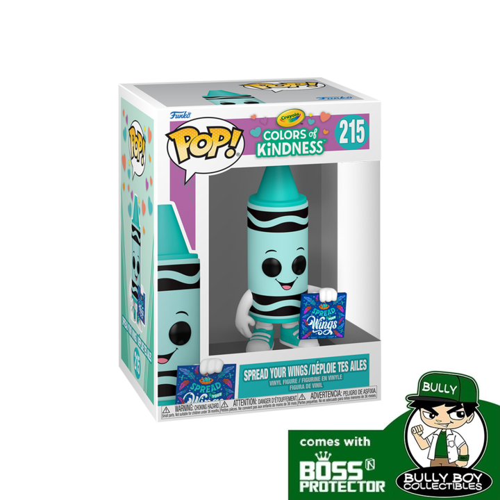 Funko POP! Crayola - Colors of Kindness - Spread Your Wings Teal 215 ...
