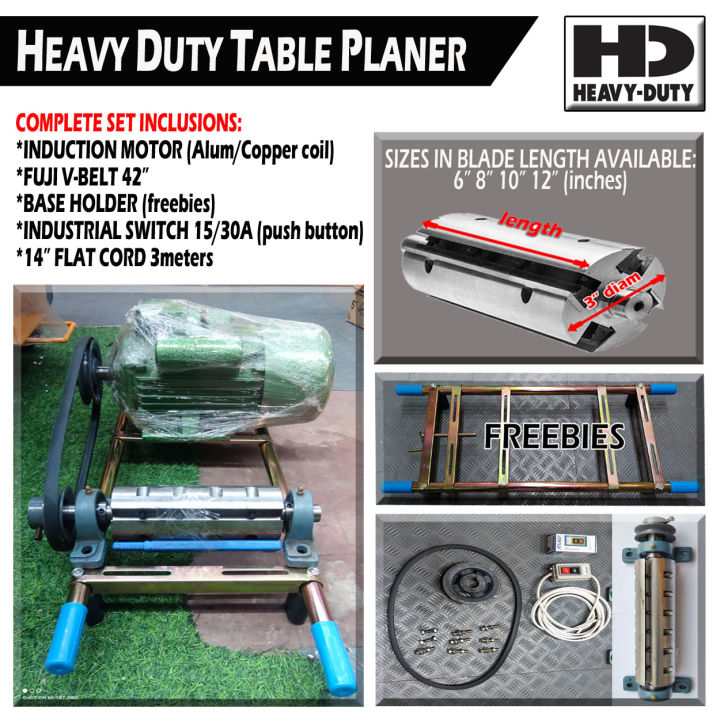 HEAVY DUTY TABLE PLAINNER/PLANER (complete set) | Lazada PH