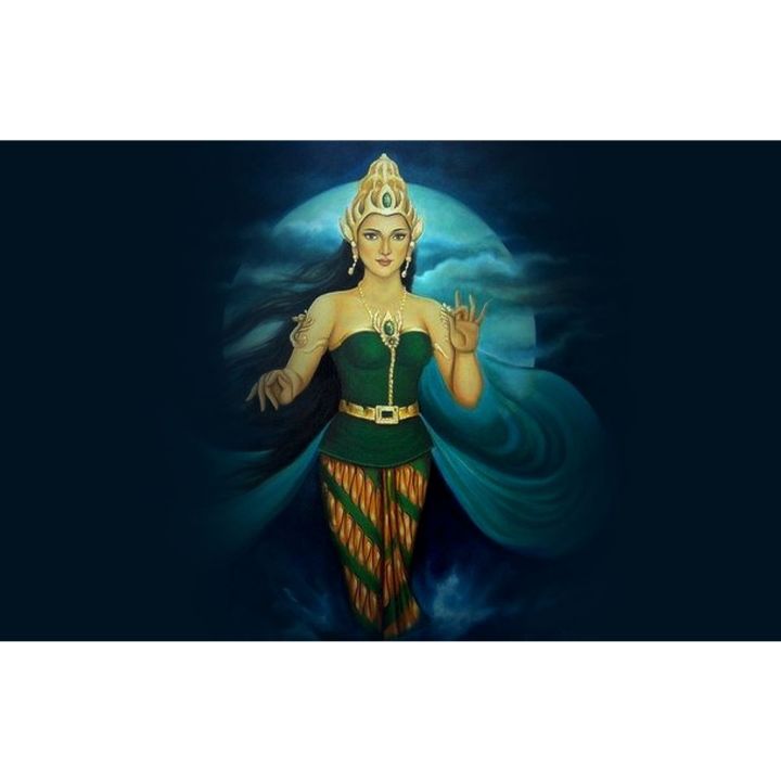 Lukisan murah lukisan cetak hiasan dinding gambar nyai roro kidul ...