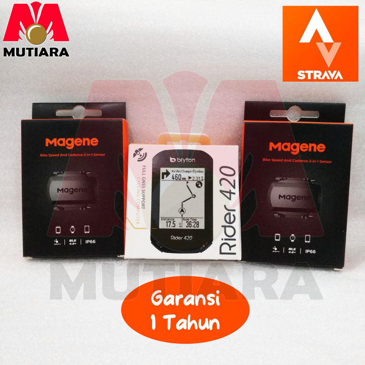 Bundling Cadence & Speed sensor Speedometer Gowes Bryton 420 GPS ...