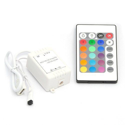 24 Button Wireless RGB LED Light Controller Ir Remote 12v Dimmer ... 24 Button Wireless RGB LED Light Controller Ir Remote 12v Dimmer ...