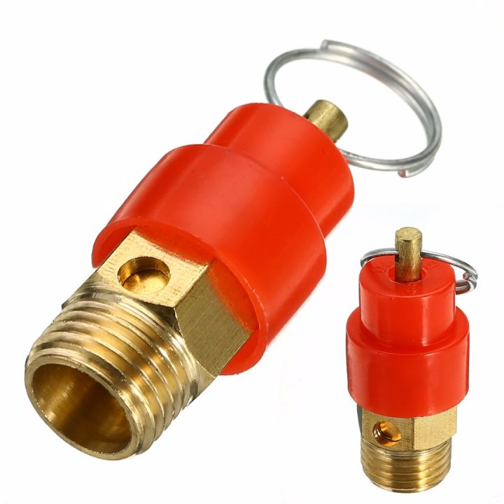 Mayitr 1/4'' BSP 120PSI Air Compressor Safety Relief Valve Pressure ...