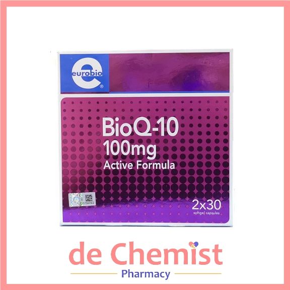Eurobio BioQ-10 100mg Active Formula 30's X 2 | Lazada