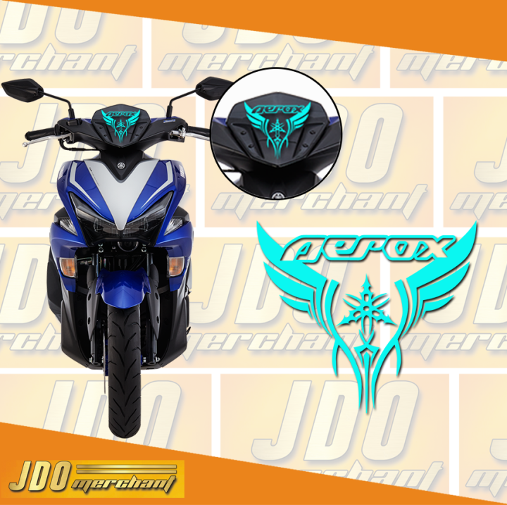 YAMAHA Aerox Visor Sticker decals | Lazada PH