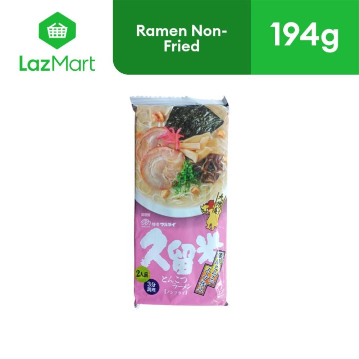 Marutai Kurume Tonkotsu Ramen Non-fried 194g | Lazada PH