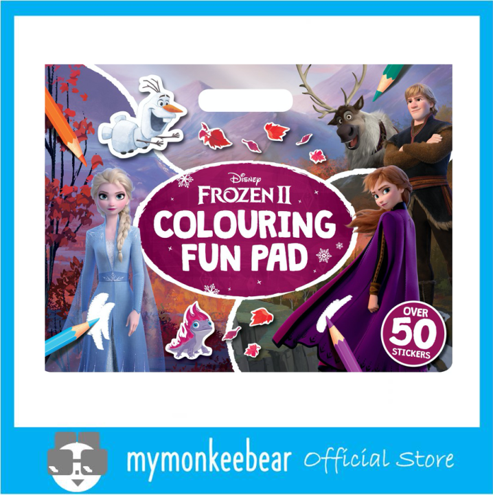 Frozen 2 Disney Colouring Fun Activity Pad Children Colouring Book Buku ...
