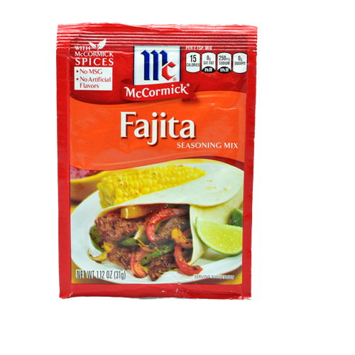 Mccormick Fajitas Seasoning Mix 31g Lazada Co Th