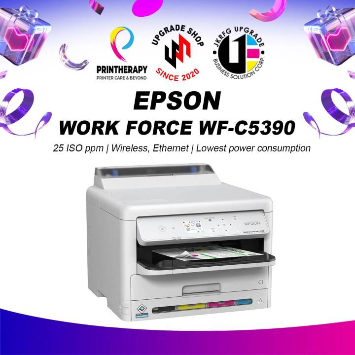 Epson WorkForce Pro WF-C5390 A4 Colour Single Function Printer | C5390 ...